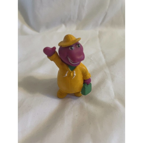 Mattel | Toys | Vintage 993 Barney The Dinosaur Pvc Action Figure In A ...